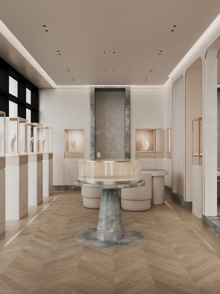 Illusion Setting Octagon Shape Diamond Ring - Kahawaty Jewels